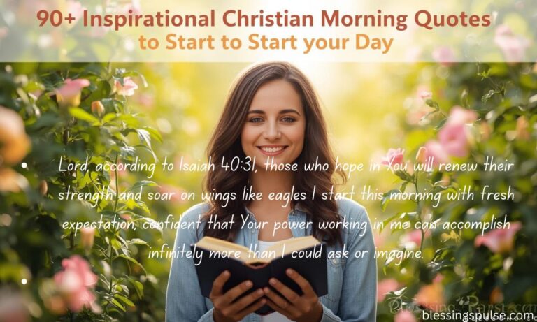 90+ Inspirational Christian Morning Quotes to Start Your Day