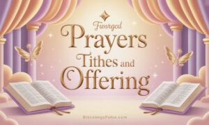 55+ Powerful Short Prayers for Tithes and Offering with Scriptures